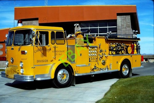 CARSON CITY, NV Fire Apparatus SLIDE: E-8 1968 CROWN | eBay