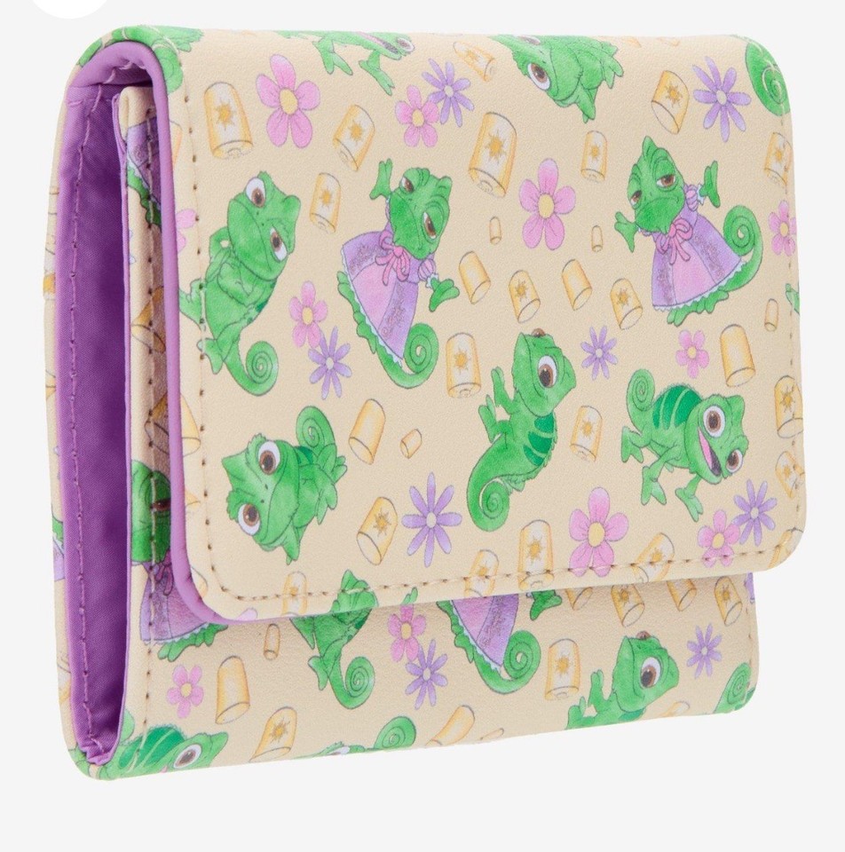 Loungefly Disney Tangled Pascal Floral Mini Backpack and Wallet | eBay