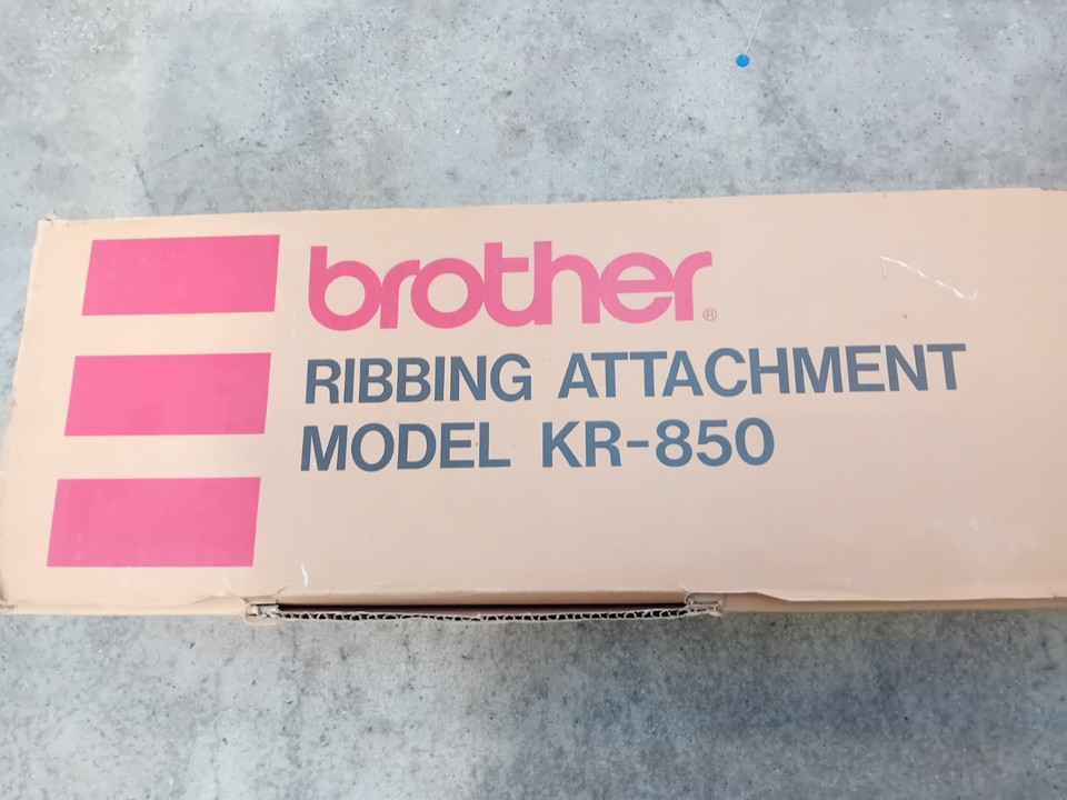 Brother Ribber Attachment KR 850 For Knitting Machine With Box | eBay UK
