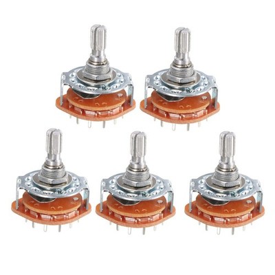 Rotary - 5 Position Rotary Switch