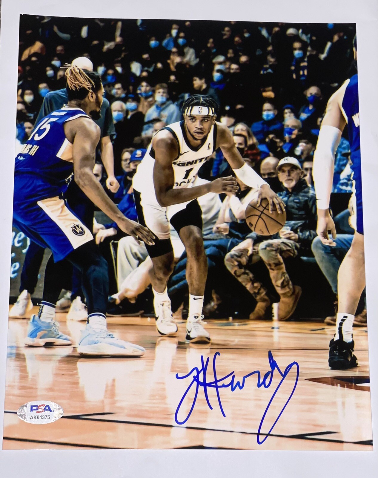 Jaden Hardy Dallas Mavericks signed 8x10 autographed PSA/DNA ...