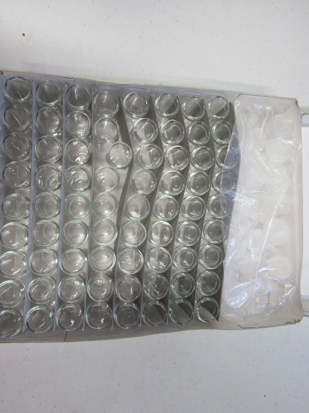 Kimble Opticlear Borosilicate Glass Tooled Neck Vial, 3 drams Capacity ...