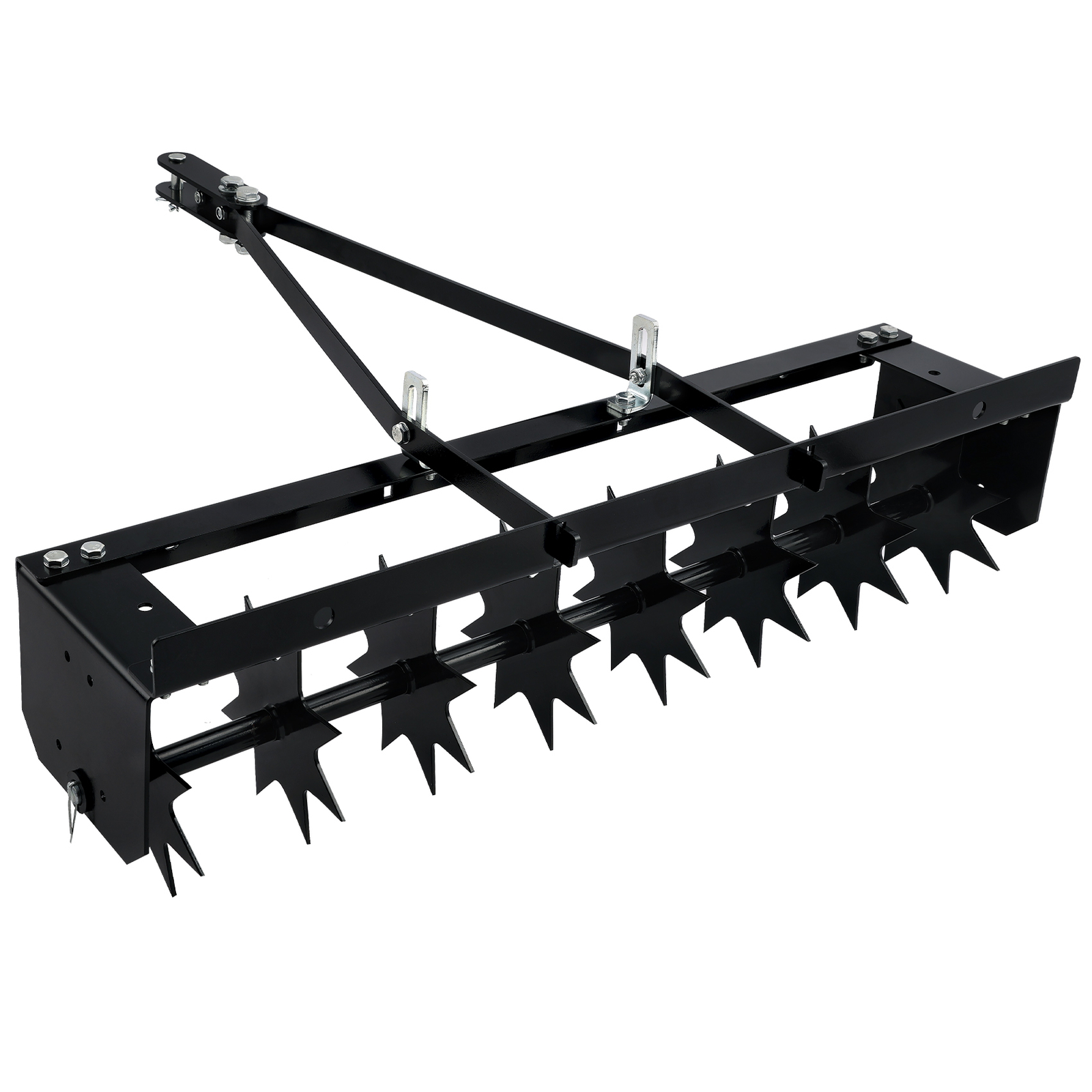 32' Tow Behind Spike Aerator Hitch to Lawn | Grelly USA