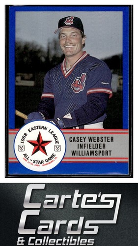 Casey Webster 1988 ProCards Eastern League All-Stars #E-43 Williamsport ...