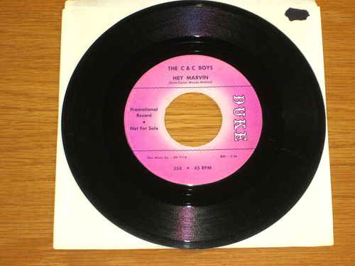 PROMO NORTHERN SOUL / R&B 45 RPM - THE C & C BOYS - DUKE 358 - "HEY ...