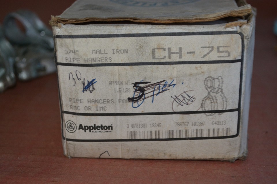 (20) Appleton CH75 Guy Wire Conduit Clamp Hanger, Guy Wire:3/8" Rigid ...