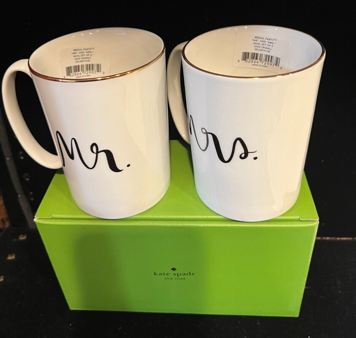 Kate Spade Mug Boxed Set Lenox Polka Dot Coffee Mugs | Mercari