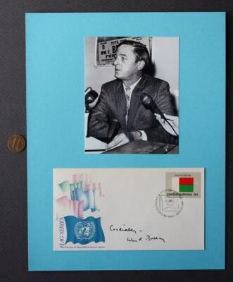 Conservative Republican Author William F Buckley signed autographed FDC ...