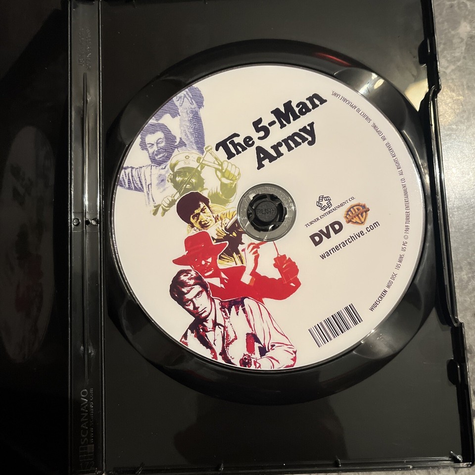 The Five Man Army (DVD, 1969) 883316639887 | eBay