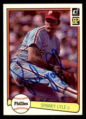 1982 Donruss Baseball #189 Sparky Lyle Signed Autograph (no COA) *e1 | eBay