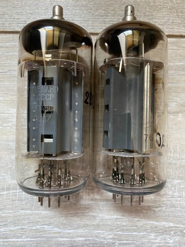 6P45S (EL509) MATCHED PAIR LIGHTLY USED Svetlana Output Beam Tetrode ...