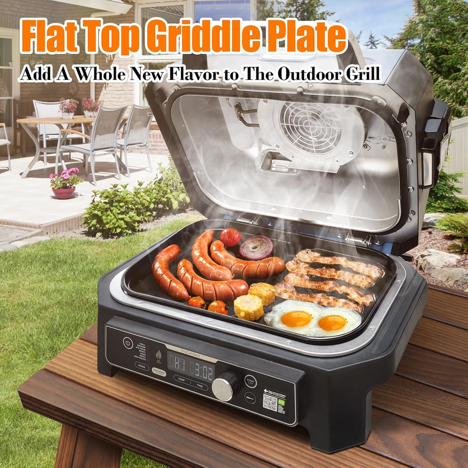 Cast Iron Griddle Plate for Ninja Woodfire Pro XL, OG800 and OG900 ...