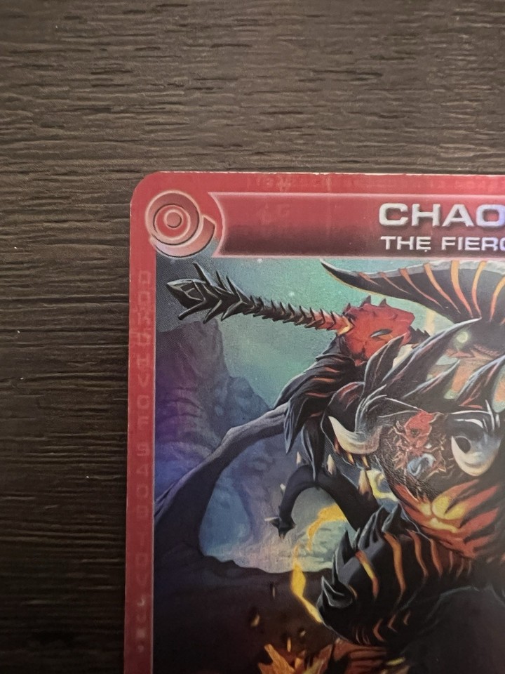 Chaotic TCG : Chaor The Fierce 1st Edition Ultra Rare Card Max Energy ...