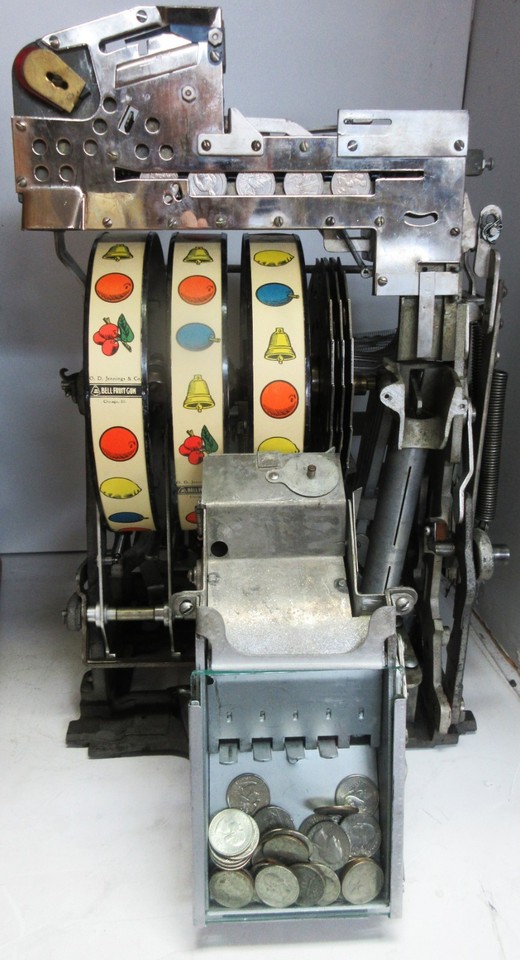 Jennings 25c Bronze Chief Chrome Slot circa 1940 | eBay