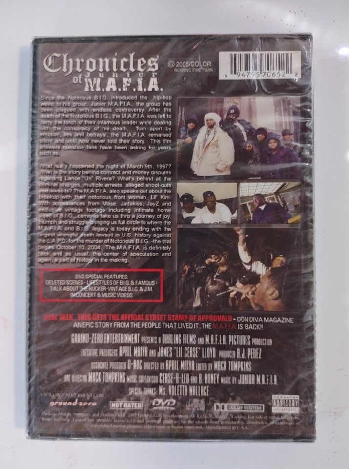 CHRONICLES of JUNIOR M.A.F.I.A.Notorious B.I.G. Lil' Cease Jay Z Lil ...