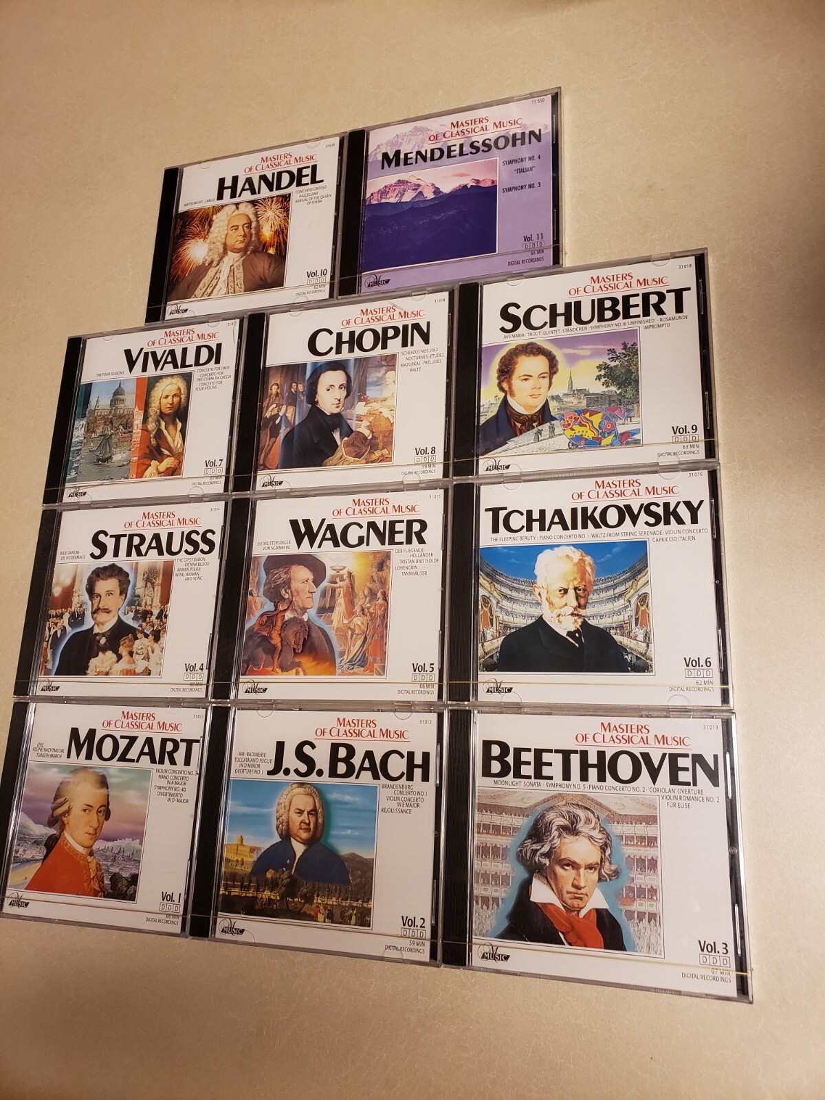11 CD LOT/ MASTER OF CLASSICAL MUSIC VOLUME 1 thru 11/ All Sealed | eBay