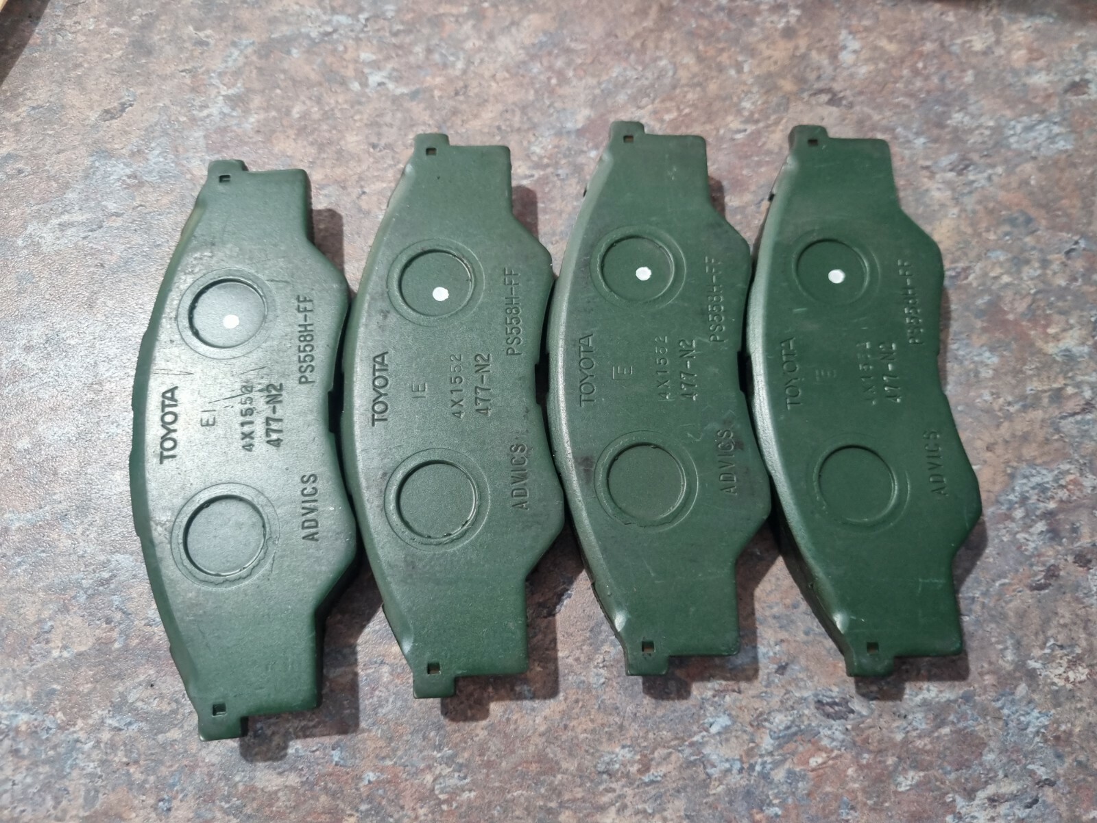 Front Brake Pad Set for Toyota hilux TGN16R GENUINE 04465-0K160 DB1741 ...