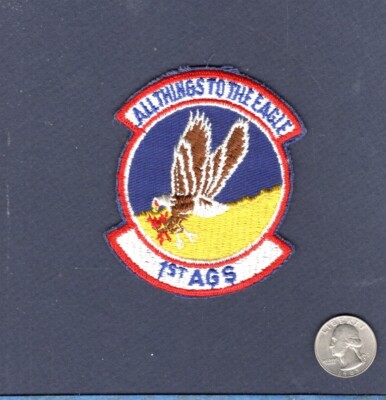 Original 1st AGS Aircraft Generation Squadron USAF Patch | eBay