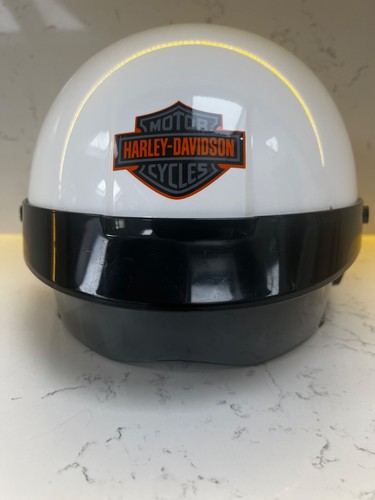 Harley Davidson Open Faced Flip Guard Helmet - White, HD-H03 | eBay UK