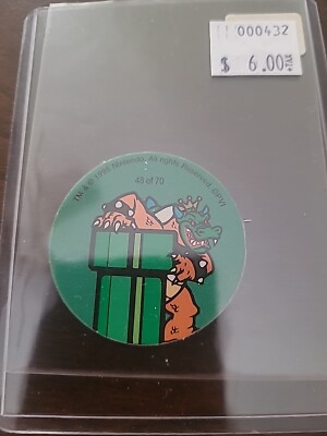 Nice 1995 Nintendo King Kupa Mario World Round Pog. #48/70. 000432 | eBay