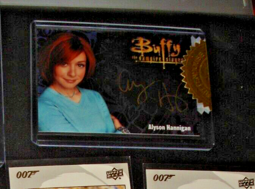 2017 Buffy Ultimate Collectors Set Alyson Hannigan Gold Ink Autograph Card | eBay