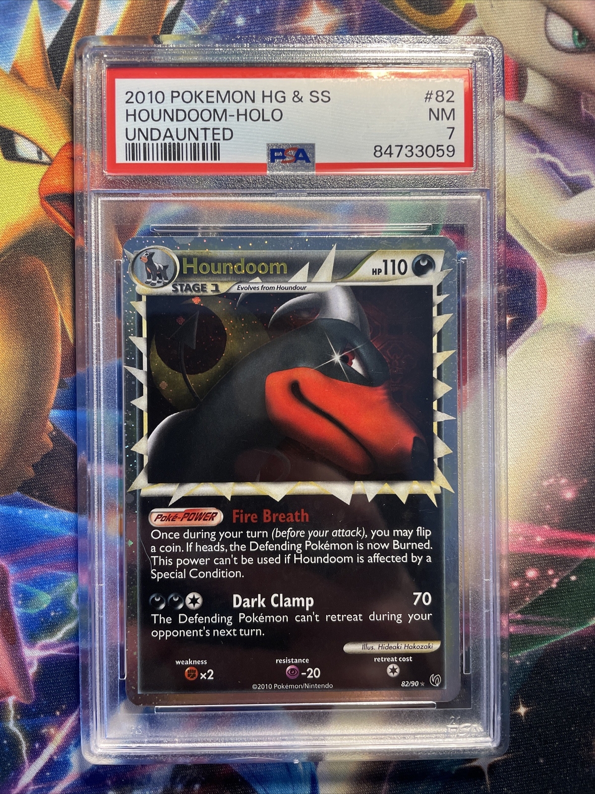 Pokémon TCG Houndoom Prime Undaunted 82/90 Holo Holo Rare Prime for ...