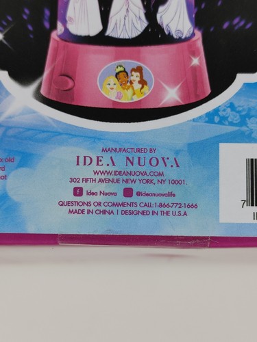 Disney Princess Projection Light Lamp 4.6"x4.1" Pink & Purple Idea ...