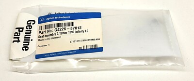 NEW Agilent G4226-87012 Seat Assembly 0.12mm G4226A 1290 Infinity HPLC ...