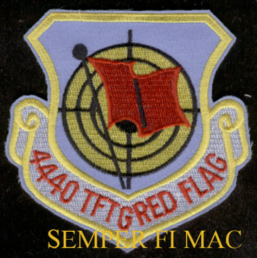 4440th Tactical Fighter Training Group TFTG Red Flag PATCH US AIR FORCE ...