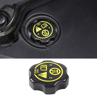 Real Carbon Fiber Car Radiator Coolant Recovery Cap Radiator Cap for ...