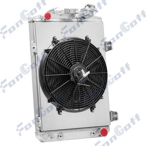 3 Rows Aluminum Radiator Shroud Fan fit 1930 Chevrolet Car Chevy V8 ...