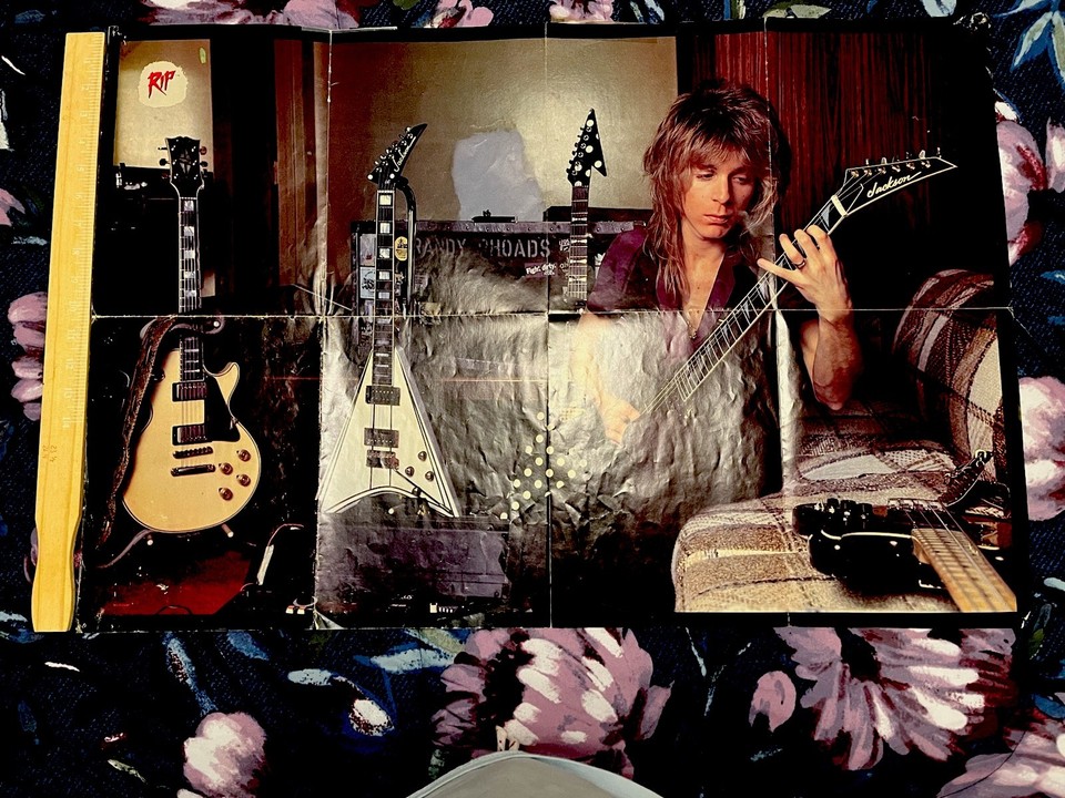 Vintage Randy Rhoads Poster 1980s | eBay