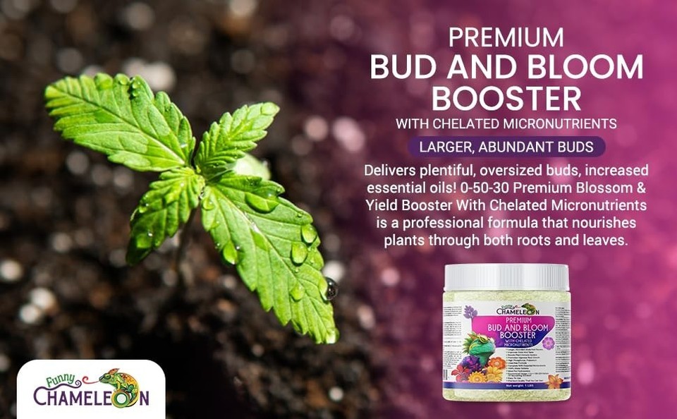 0-50-30 Bloom Booster Fertilizer Water Soluble High PK Flower Food Soil ...