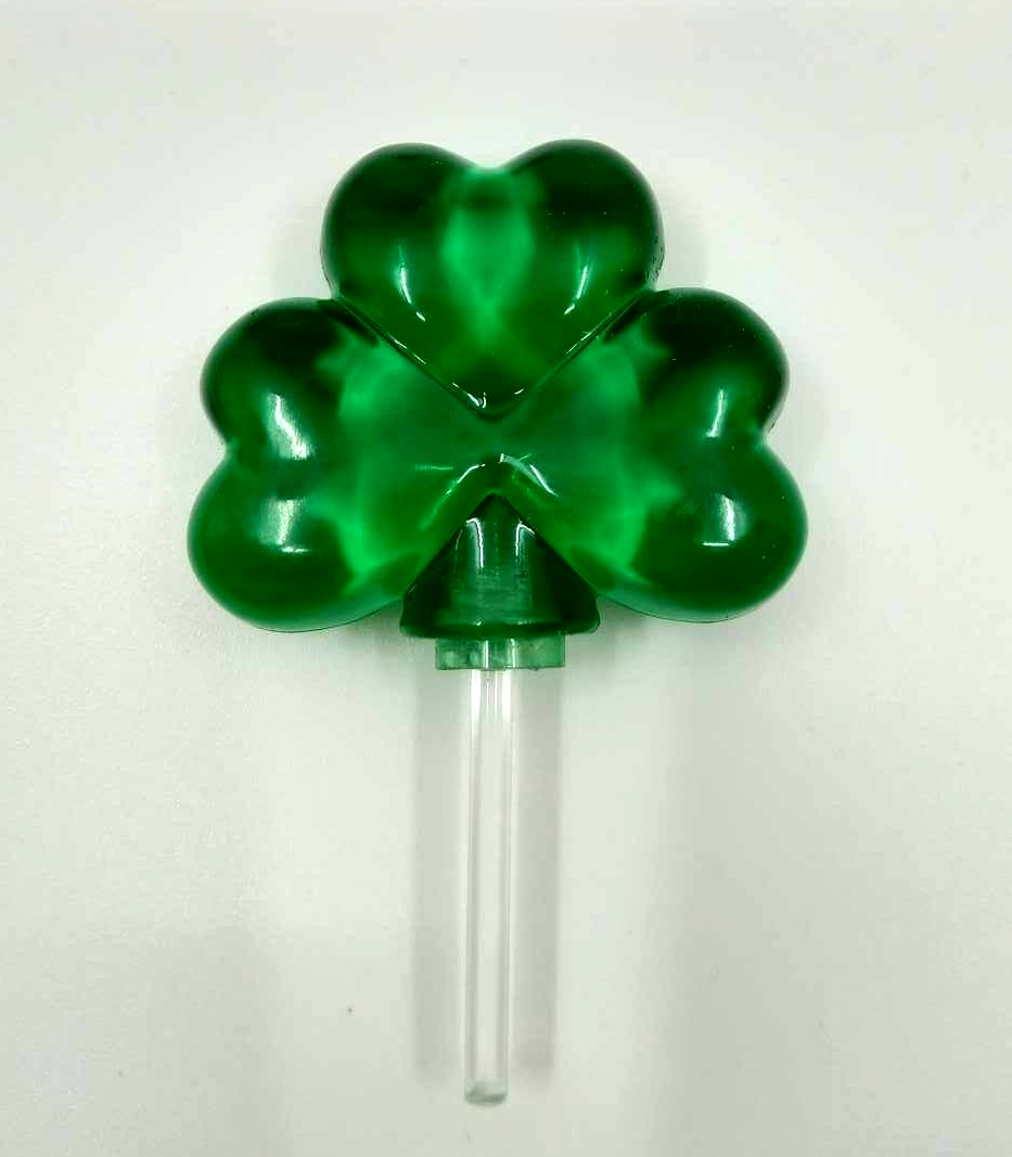 Shamrock Topper & 5 Clover Lights for St Patrick's Ceramic Christmas ...