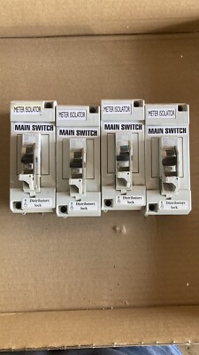 NHP MAIN SWITCH 40 Amp MCB Breaker Enclosure With Lockout LOT OF 4 $100 ...