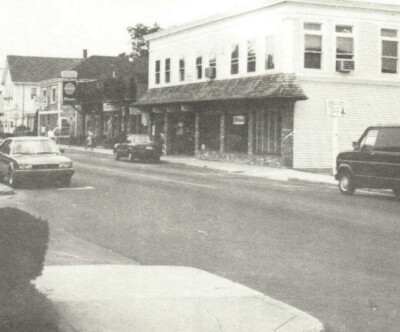 Main Street Buildings Road Black and White Print Wareham MA Vintage ...