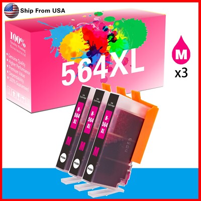 3PK 564 XL Ink Cartridge for C309A C410A Printer | eBay