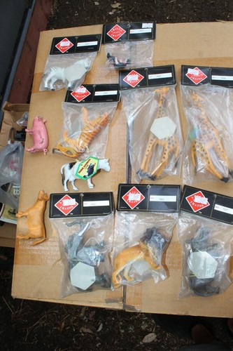 11 Aristo Craft G Scale Animals Rhino, Giraffe, Lion, Tiger, Zebra, Cow ...