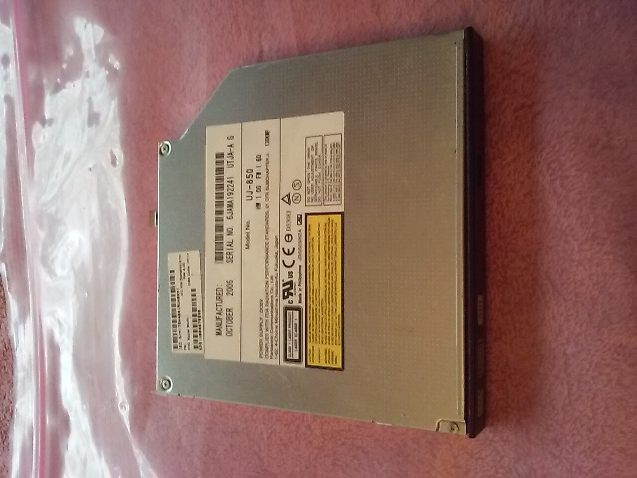Toshiba Satellite m100 m105 m115 DVD RW Burner CD Drive V000070590 | eBay