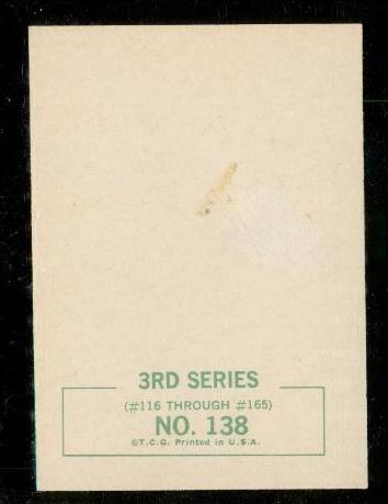 1964 Topps Beatles 3rd Series Trading Card #138 Ringo Starr Black ...