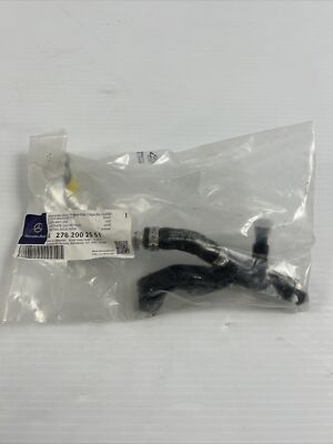 MERCEDES BENZ ENGINE TURBO COOLING COOLANT LINE PIPE HOSE OEM ...