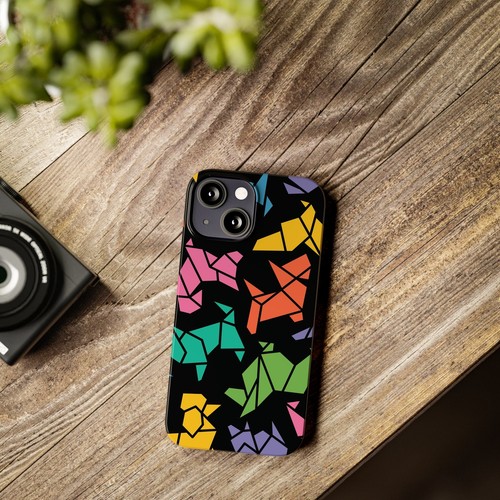 Vector Seamless Background of Dog Origami Slim Phone Cases | eBay