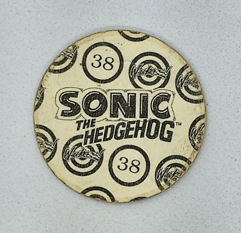 Pog Sonic 38 The Hedgehog Pogs Kini Kinis Slammers Caps Flip Tazos ...