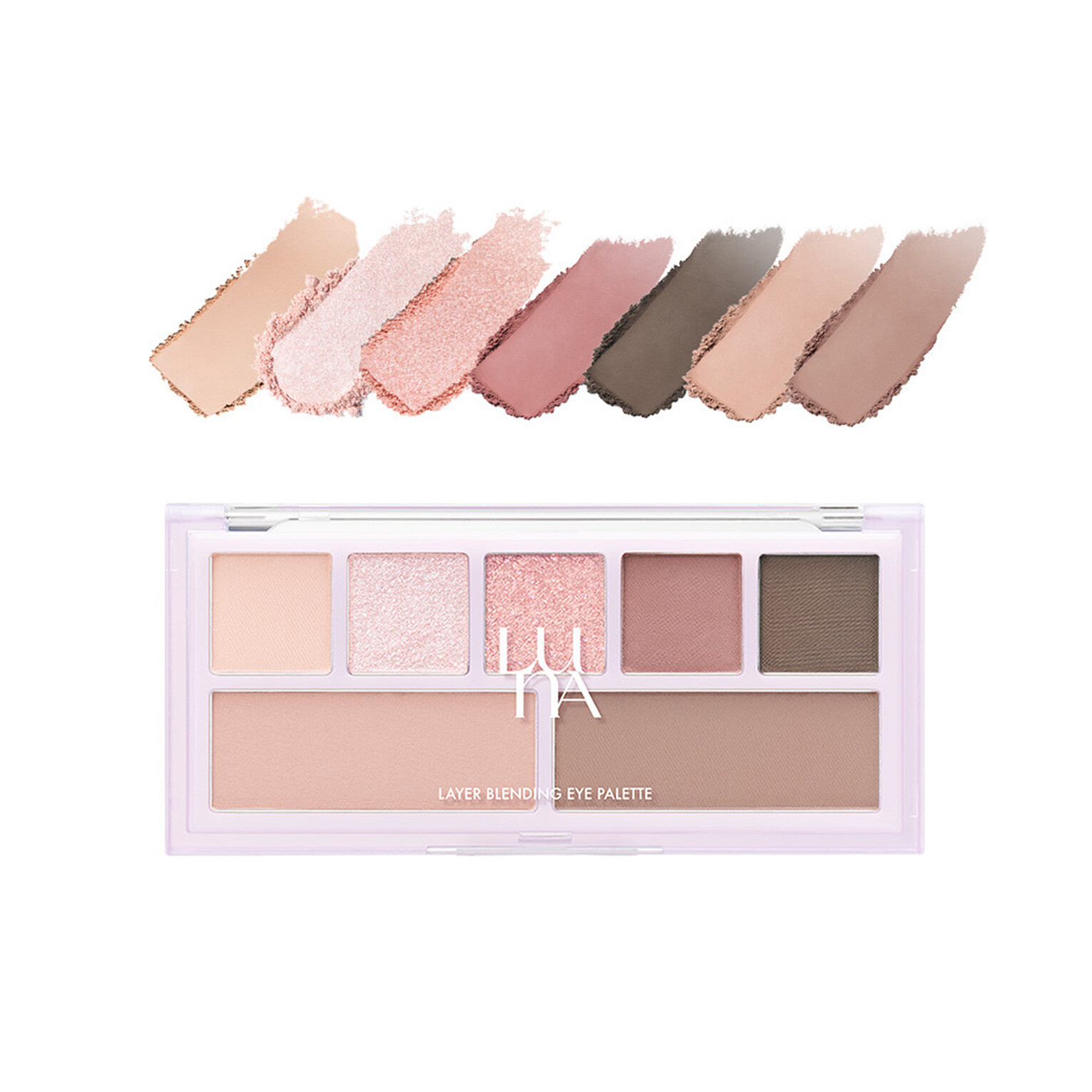 LUNA Layer Blending Eye Palette 6.6g NEW 4 Colors with Brush K-Beauty ...