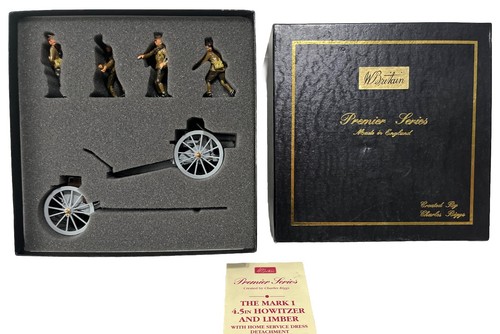 Britains 8912 WW1 Premier 4.5 Inch Howitzer Limber 4 Man Khaki ...