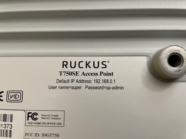 RUCKUS 901-T750-US51 T750SE Outdoor Access Point w/ Mounting Kit T750 ...