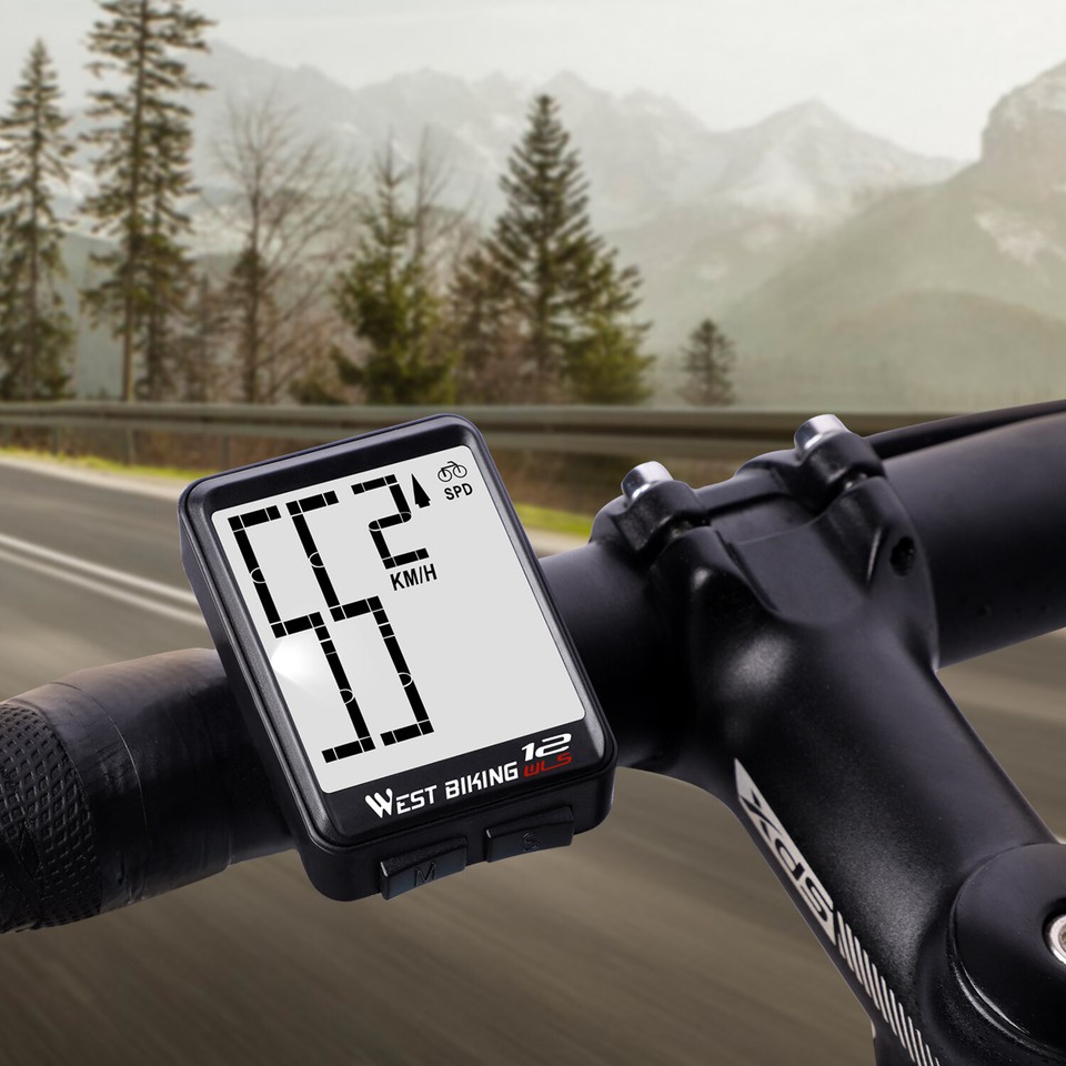 WEST BIKING Bike Bicycle SPEEDOMETER Cycle Odometer Computer Waterproof ...
