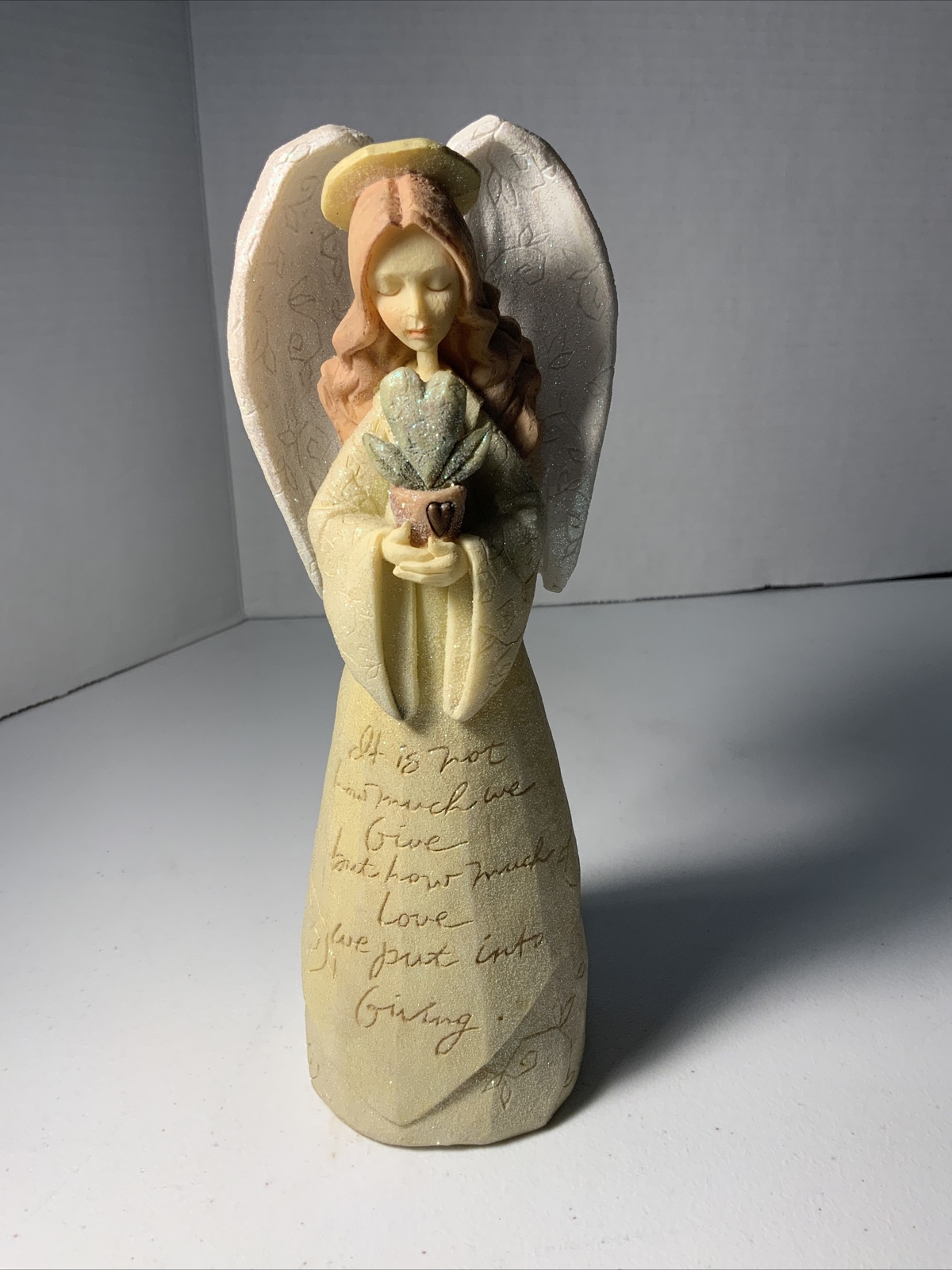 Foundations Angel Figurine ENESCO Group # 120101 GIVING ANGEL 2004 By ...