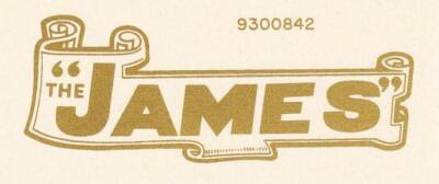 "The James" Motorcycle, Mylar 3M Decal, Made In England, 4.5" x 2.25 ...