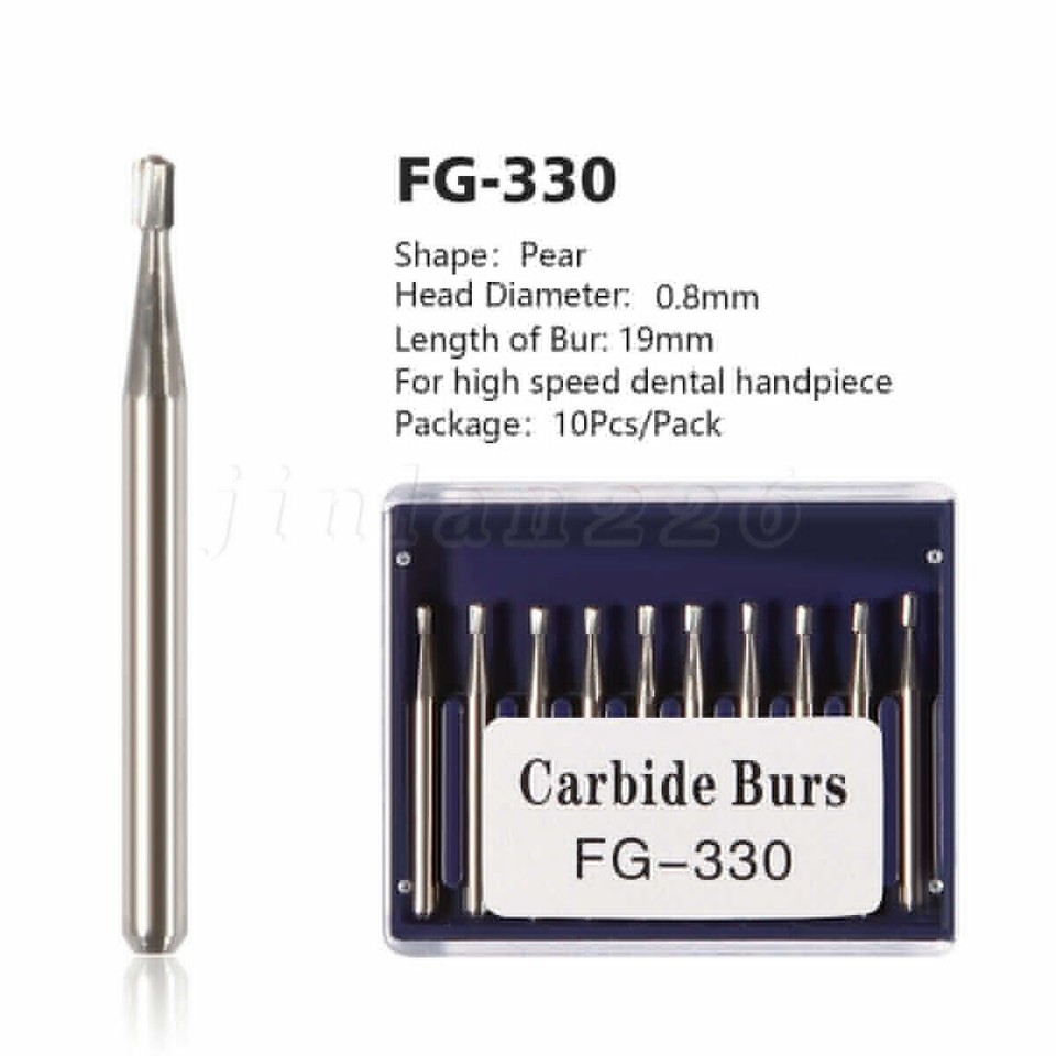 Dental FG Tungsten Carbide Burs Round for High Speed Handpiece 5/10pcs ...